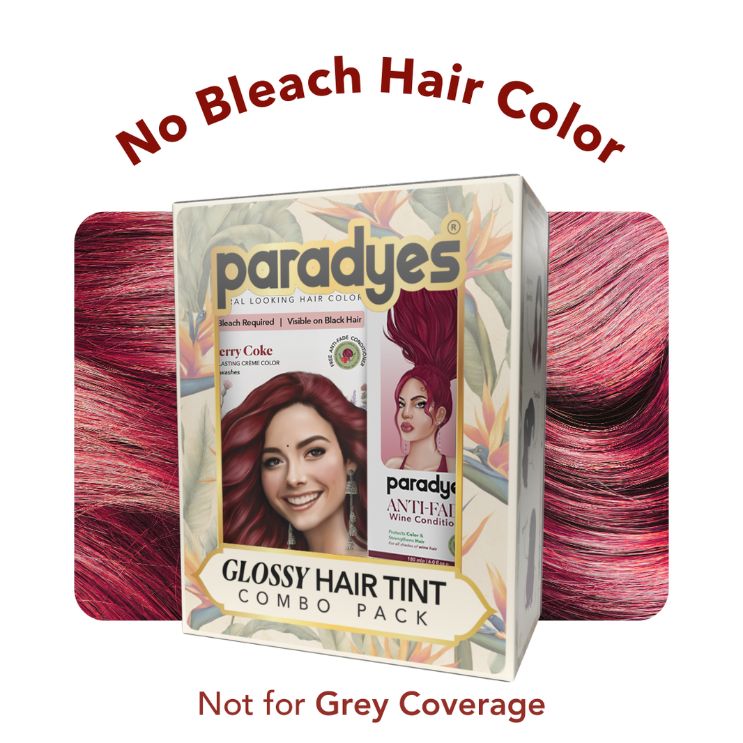 Glossy Hair Tints: No Bleach Hair Colors by Paradyes | Shop Now