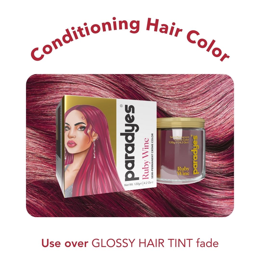 Buy Ruby Wine Hair Color Online – Paradyes