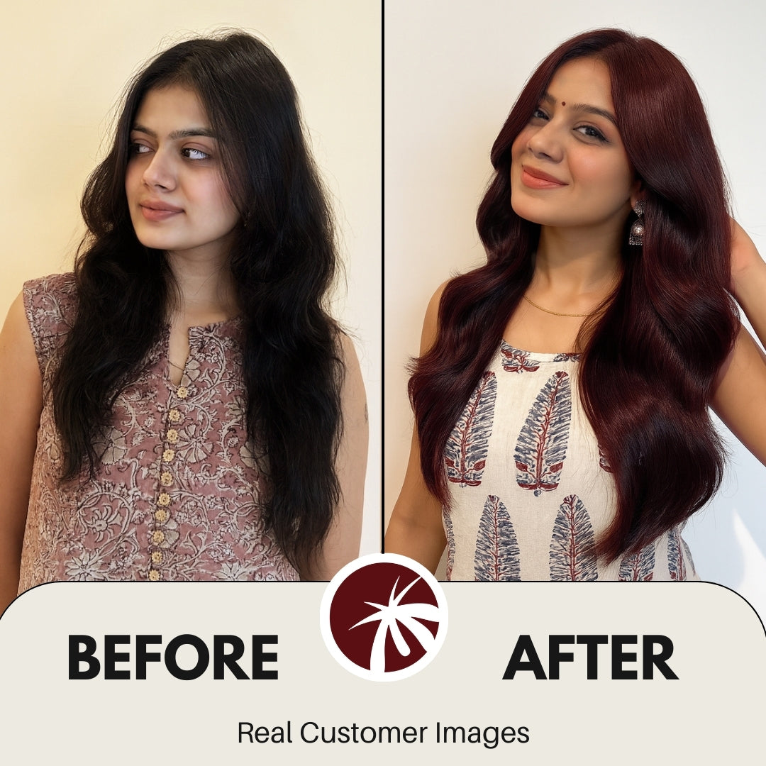 Buy Now Paradyes Cherry Chocolate Glossy Hair Tint | No Bleach, Semi ...