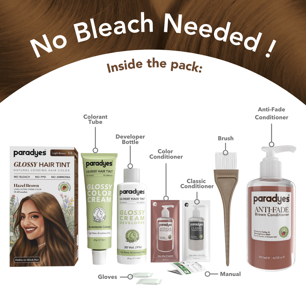 Glossy Hair Tints: No Bleach Hair Colors by Paradyes | Shop Now