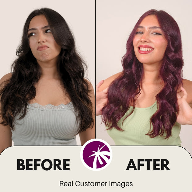 Buy Now Paradyes Berry Plum Glossy Hair Tint | No Bleach, Semi ...