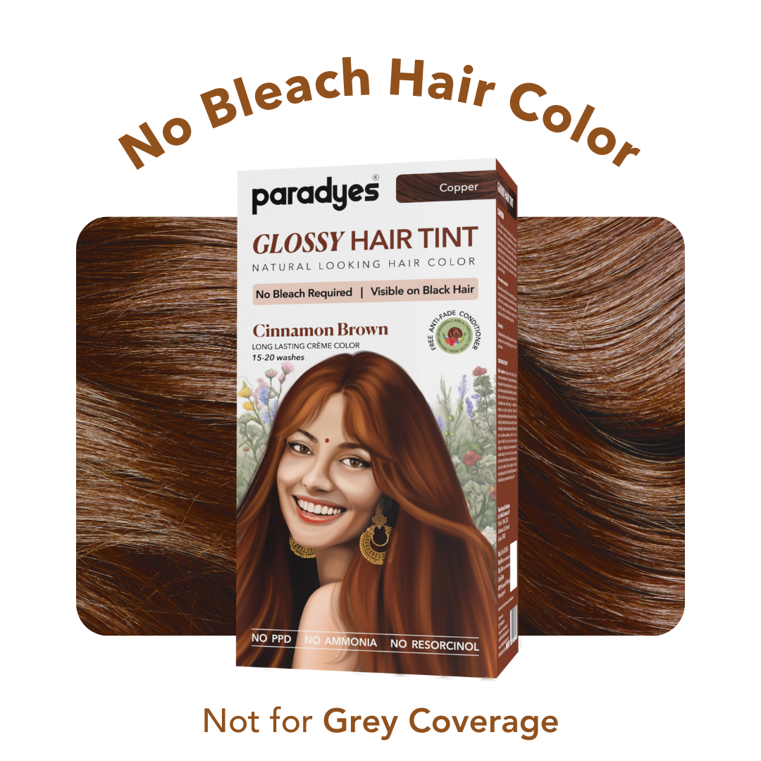 Buy Now Paradyes Cinnamon Brown Hair Tint | Glossy, Natural Look - No ...