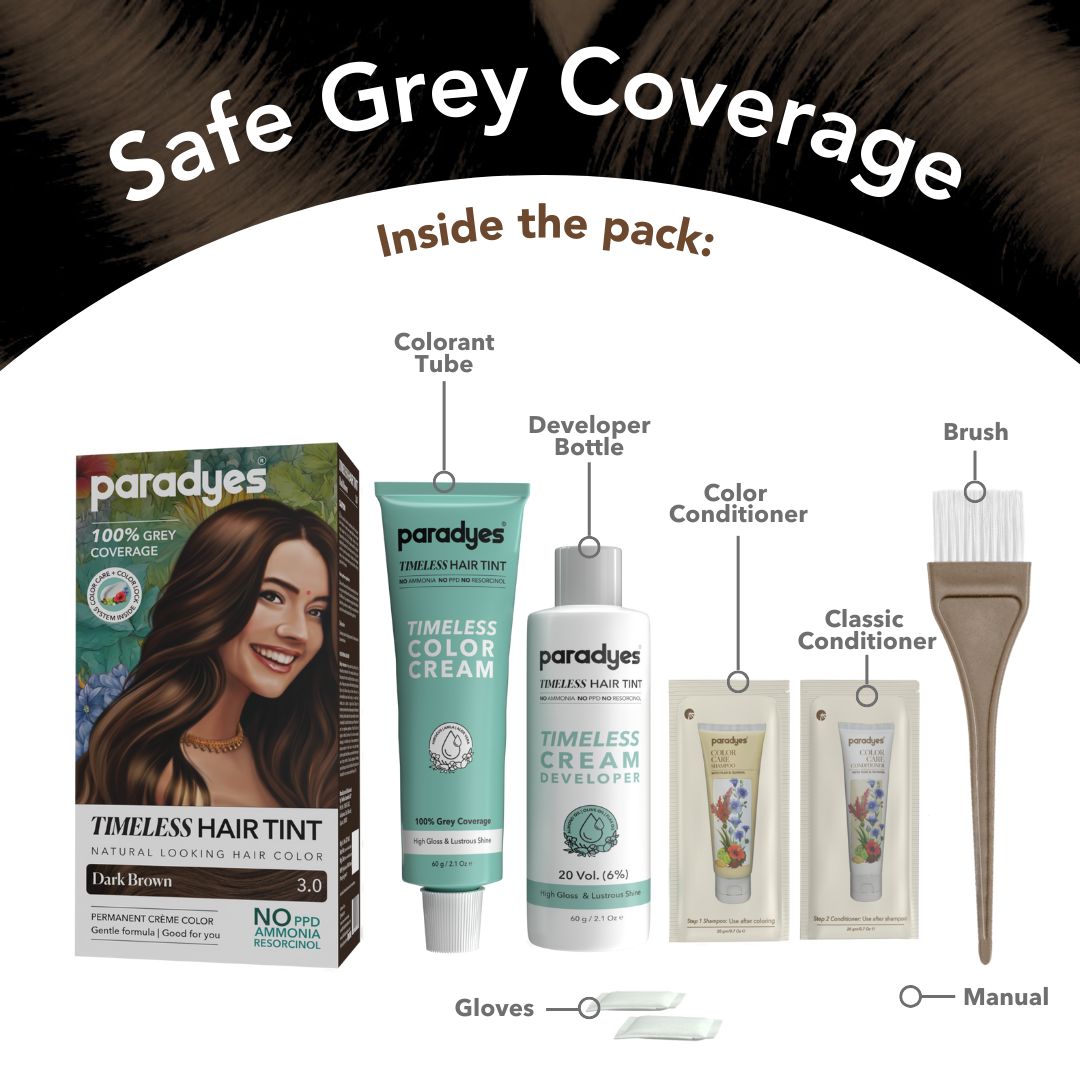 Buy Now Paradyes Dark Brown Timeless Hair Tint