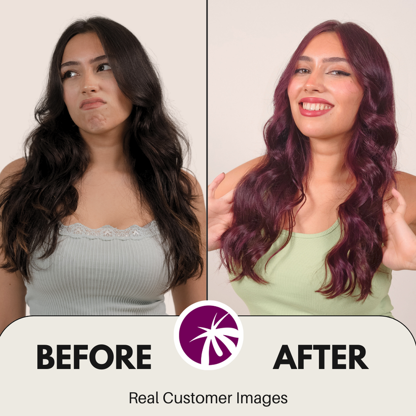 Buy Now Paradyes Berry Plum Glossy Hair Tint | No Bleach, Semi ...