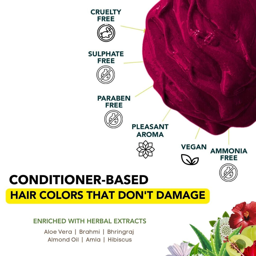 Buy Ruby Wine Hair Color Online – Paradyes