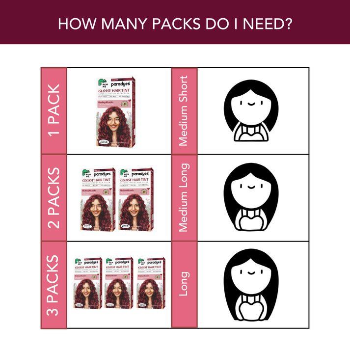 Buy Now Paradyes Ruby Rush Glossy Hair Tint | No Bleach, Semi-Permanent ...