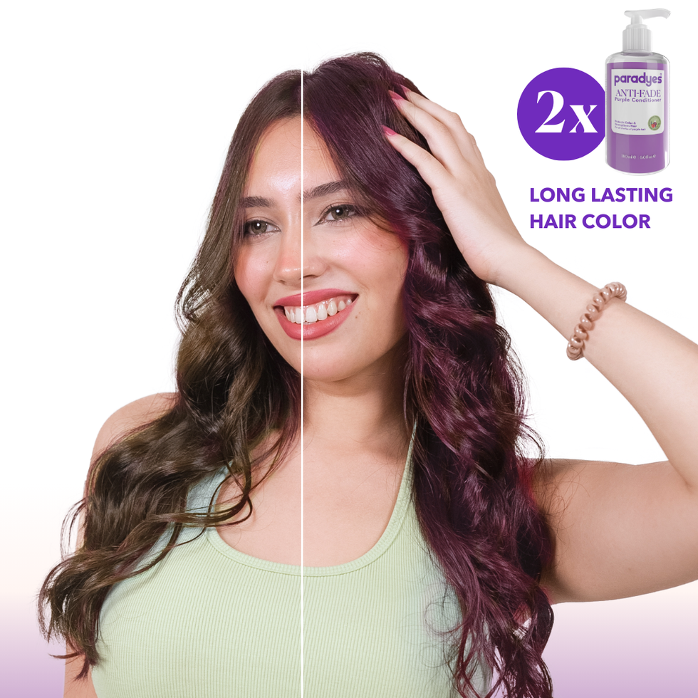 Buy Now Paradyes Berry Plum Hair Tint | No Bleach, Semi-Permanent Hair ...