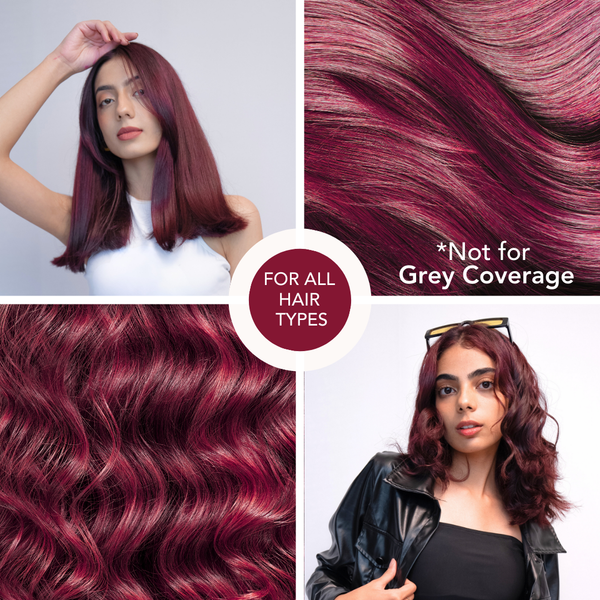 Buy Now Paradyes Ruby Rush Glossy Hair Tint | No Bleach, Semi-Permanent ...