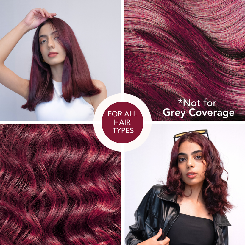 Buy Now Paradyes Ruby Rush Glossy Hair Tint | No Bleach, Semi-Permanent ...