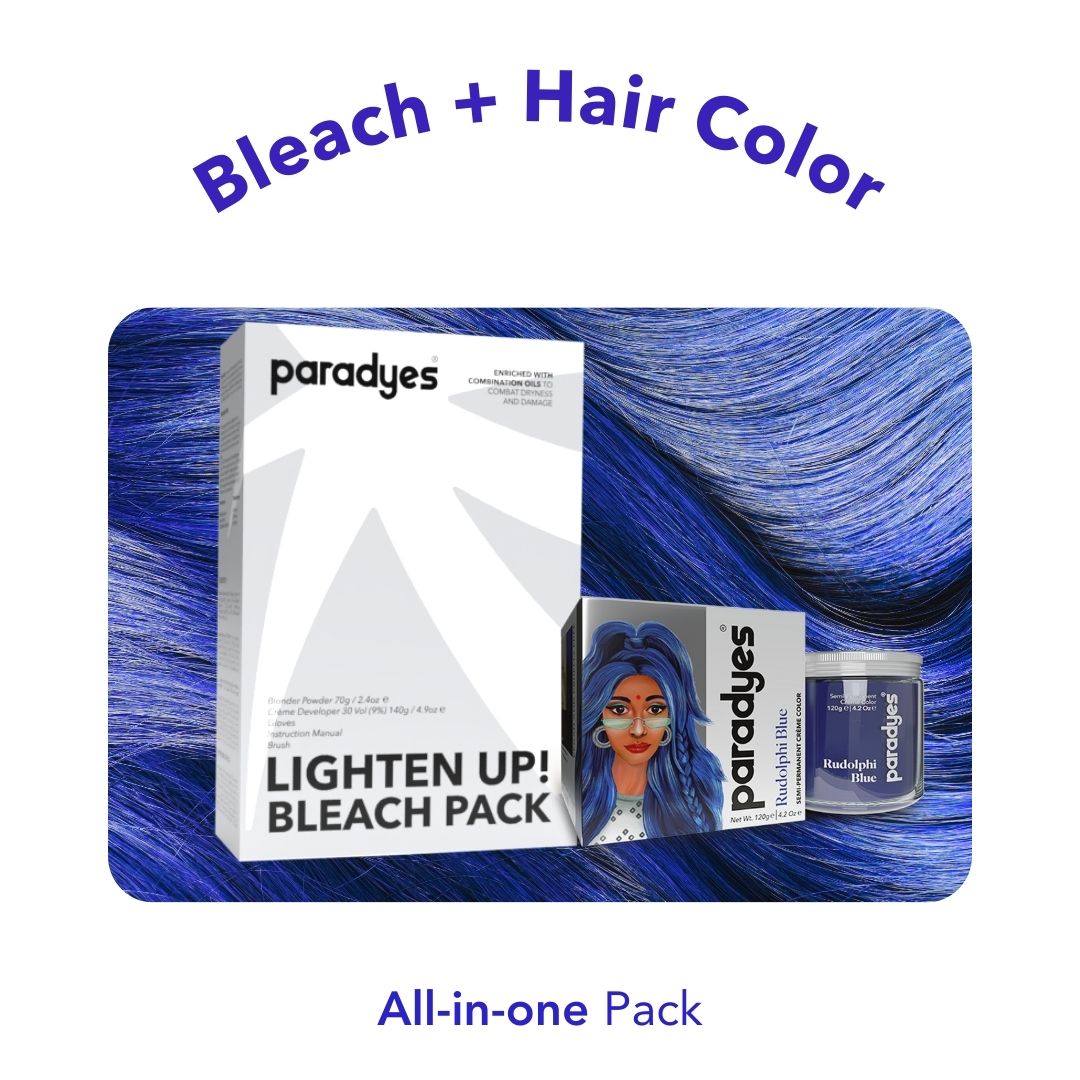 Buy Rudolphi Blue + Lighten Up! Bleach Pack Online – Paradyes