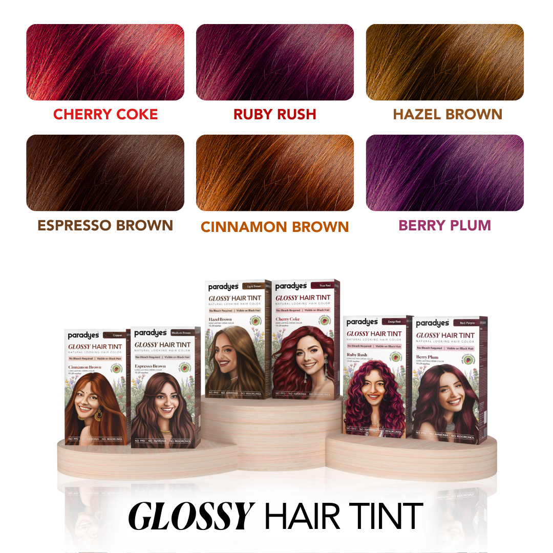 Buy Now Paradyes Cherry Coke Glossy Hair Tint | No Bleach, Semi ...