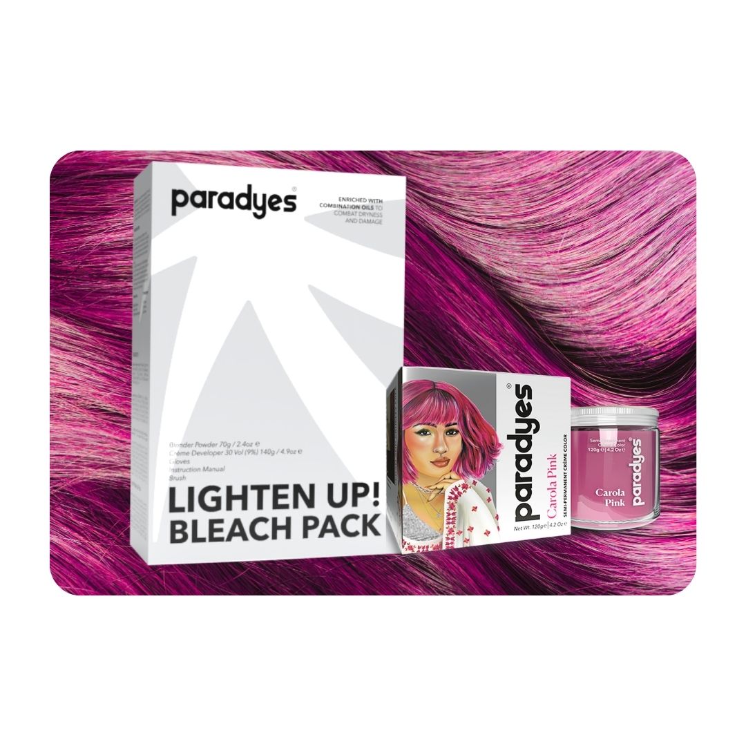 Buy Carola Pink Lighten Up Bleach Pack Online – Paradyes