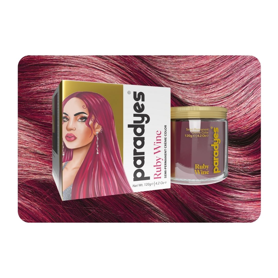 Buy Ruby Wine Hair Color Online – Paradyes